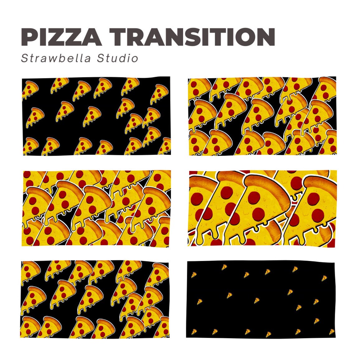 Pizza Stinger Transition Animated Twitch Pizza Sticker Pizza Overlay ...