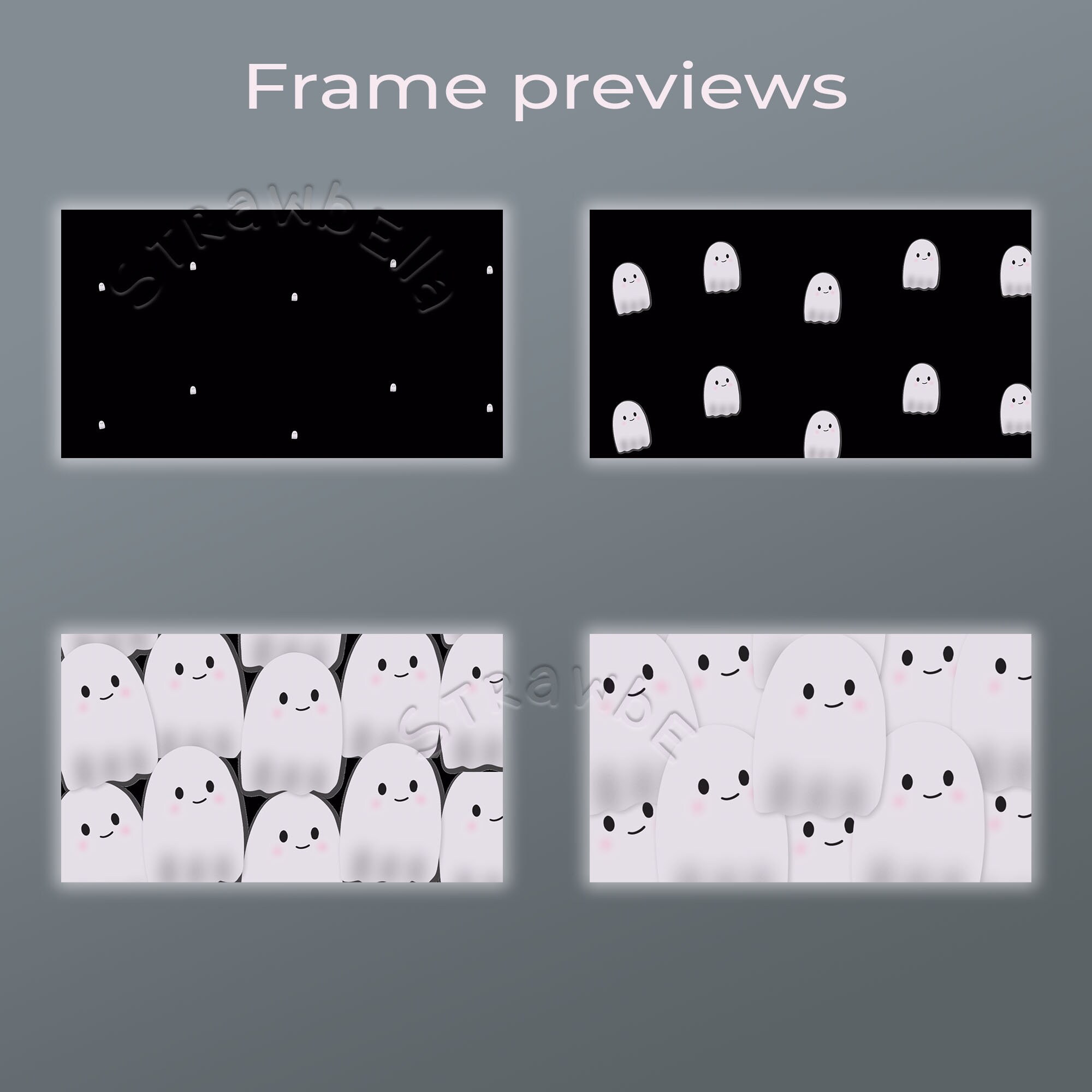 Cute Halloween Ghost Animation. Twitch Stinger. Video Transition. - Etsy