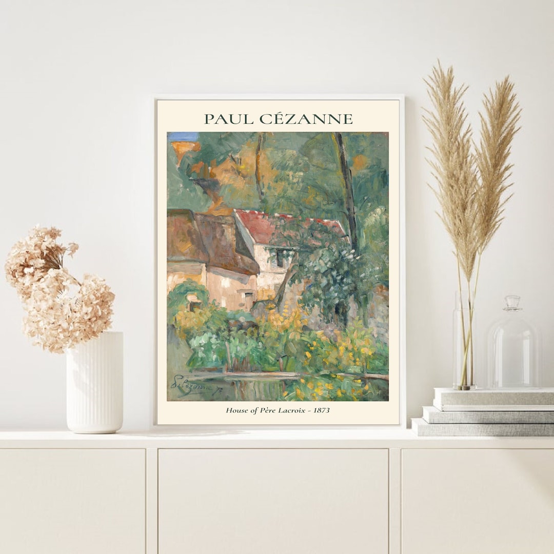 Paul Cezanne Print,gallery Wall Art Print,eclectic Art,exhibition ...