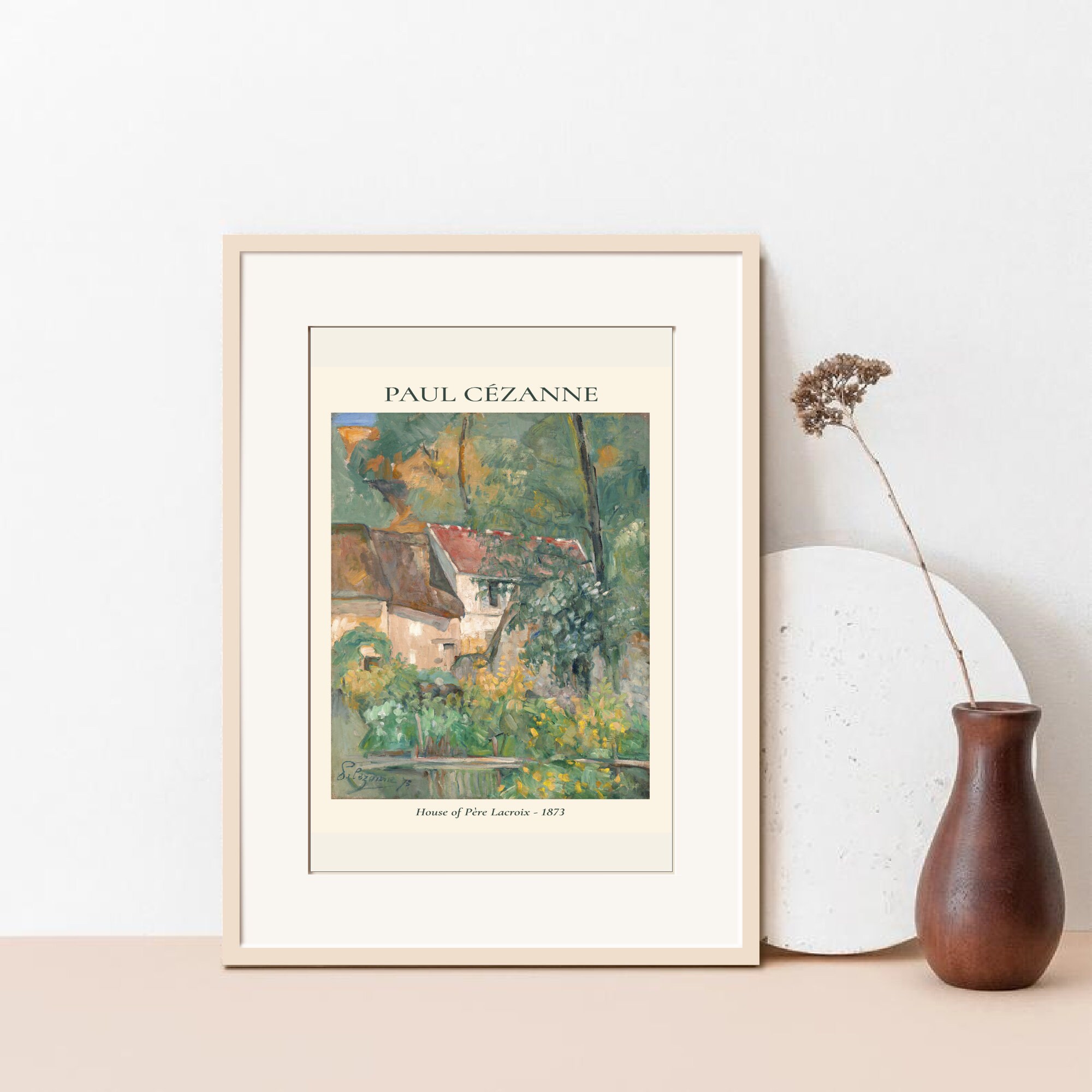 Paul Cezanne Print,gallery Wall Art Print,eclectic Art,exhibition ...