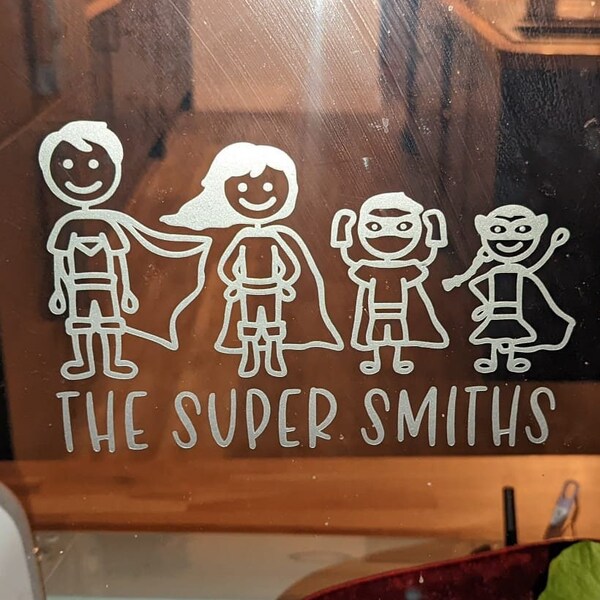 Family Car Stickers - Etsy