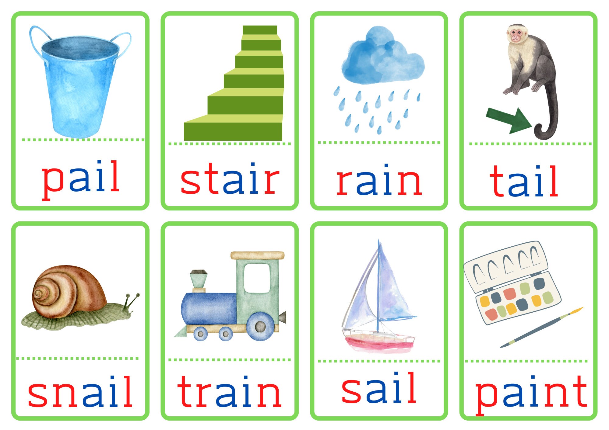 Montessori Green Series COMPLETE SET (print Edition) - Etsy