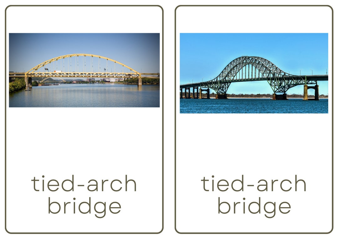 Bridges Montessori Cards (print Edition) - Etsy