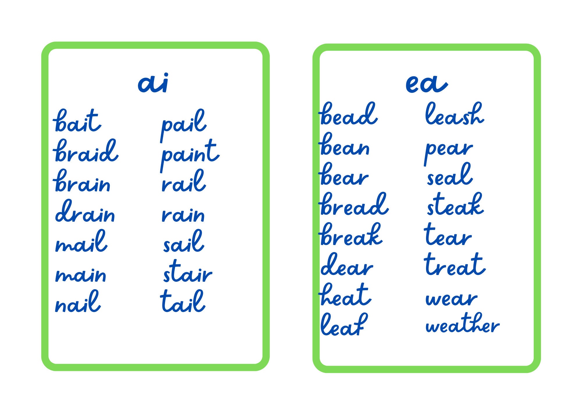 Montessori Green Series COMPLETE SET (cursive Edition) - Etsy