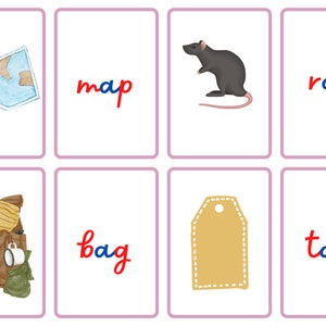 Montessori PINK Series COMPLETE SET (cursive Edition) - Etsy