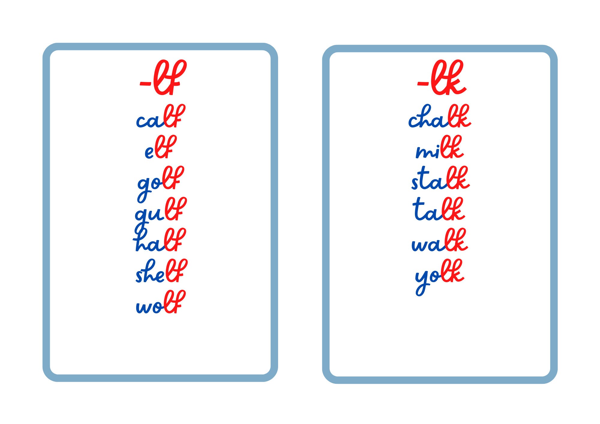 Montessori Blue Series COMPLETE SET (cursive Edition) - Etsy