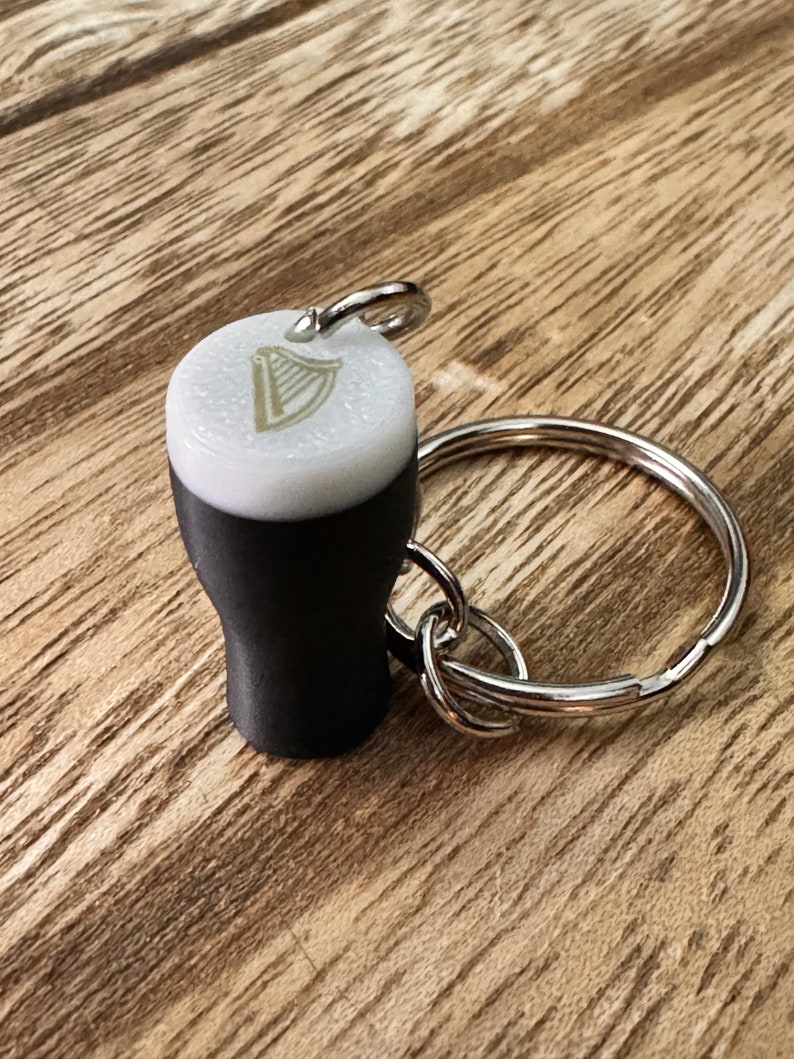Guinness Style Pint 1” Keychain 3D Printed - Etsy