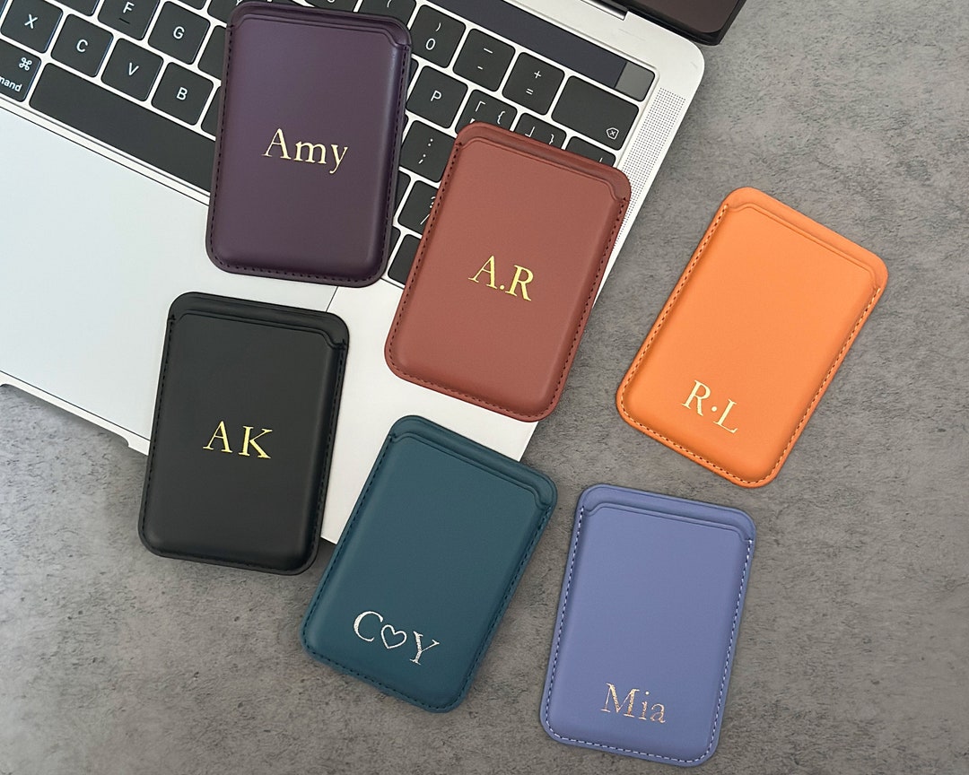 Magsafe Wallet Card Holder, Hot Stamping Personalized Card Holder ...