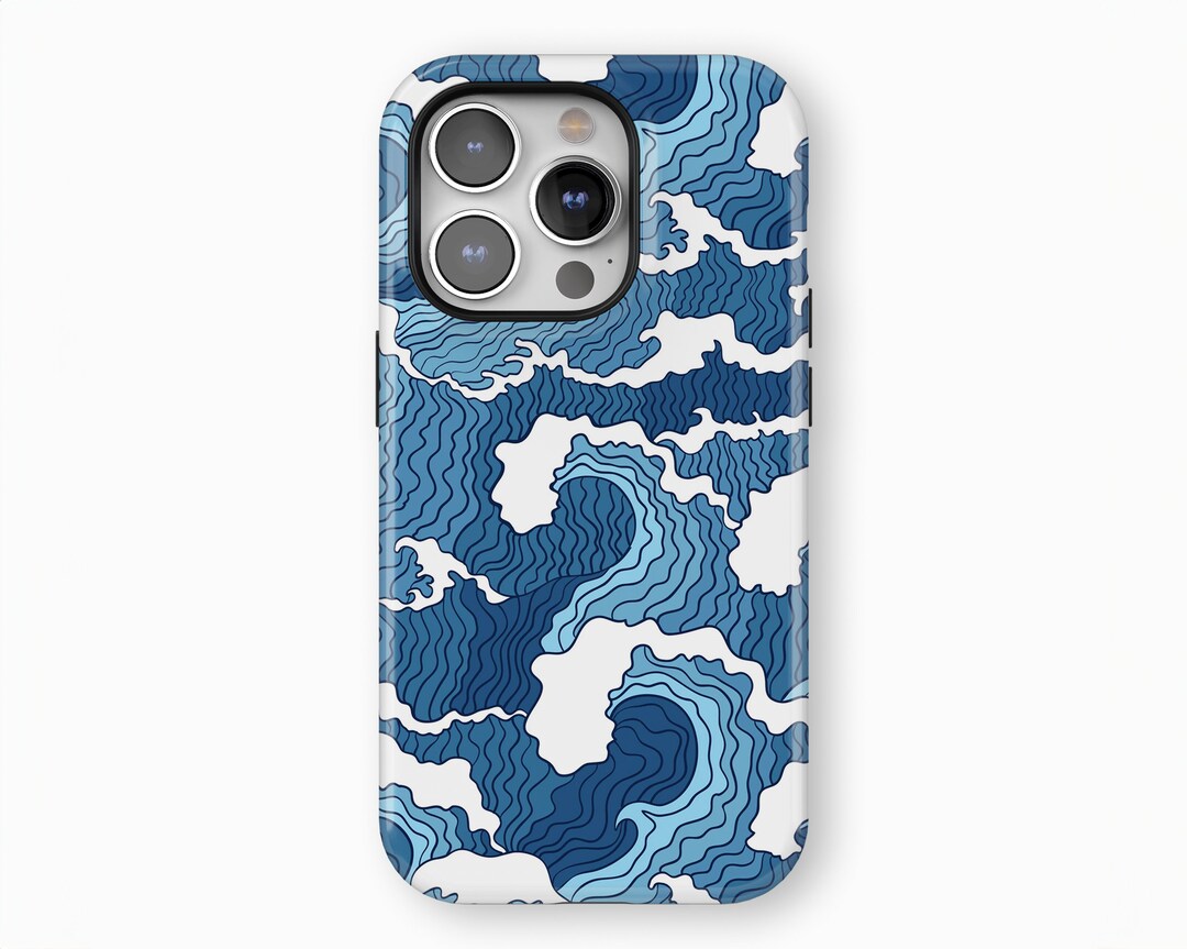 IPhone 15 Case Great Wave iPhone 15 14 Plus Case iPhone 13 - Etsy
