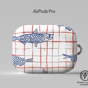 Anime Fish Airpods Case Cute AirPod Case With Keychain Airpods 2 Case ...