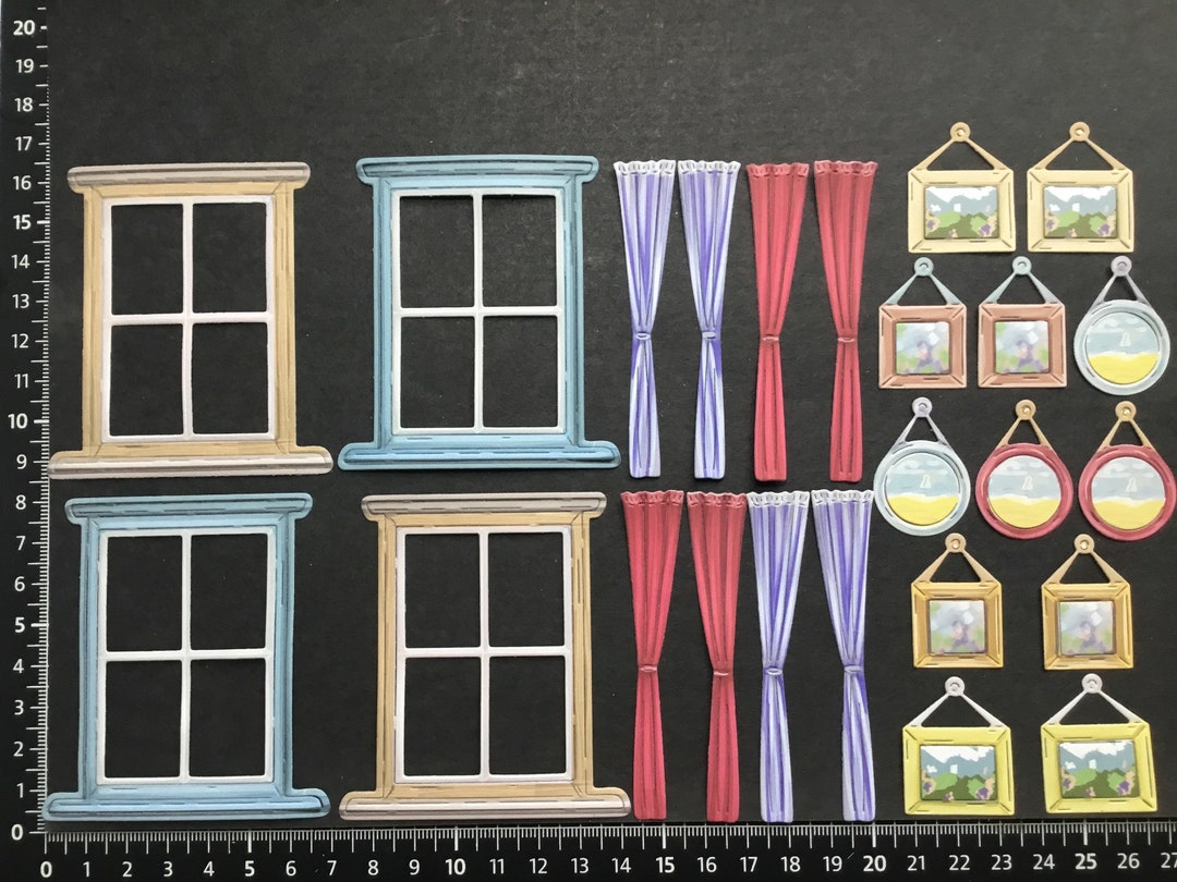 Room With a View Window Die Cuts, Toppers, Embellishments, Cardmaking ...