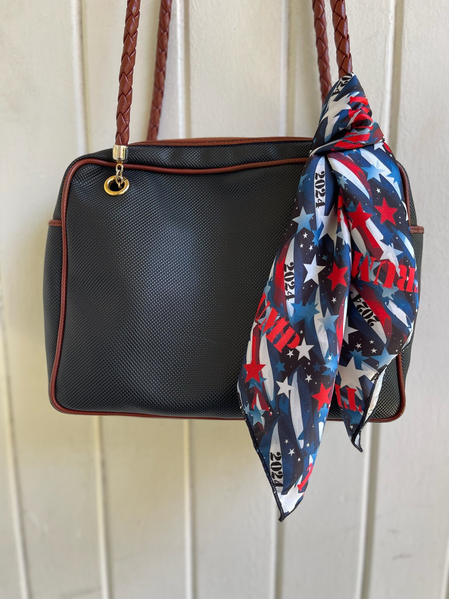 TRUMP 2024 WILDRAG / Red White Blue Scarf / Maga/donald Trump/ Hand ...