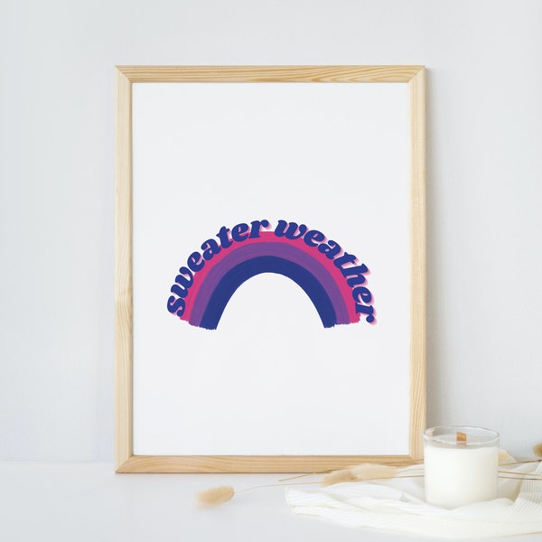 Bi Pride Poster - Etsy