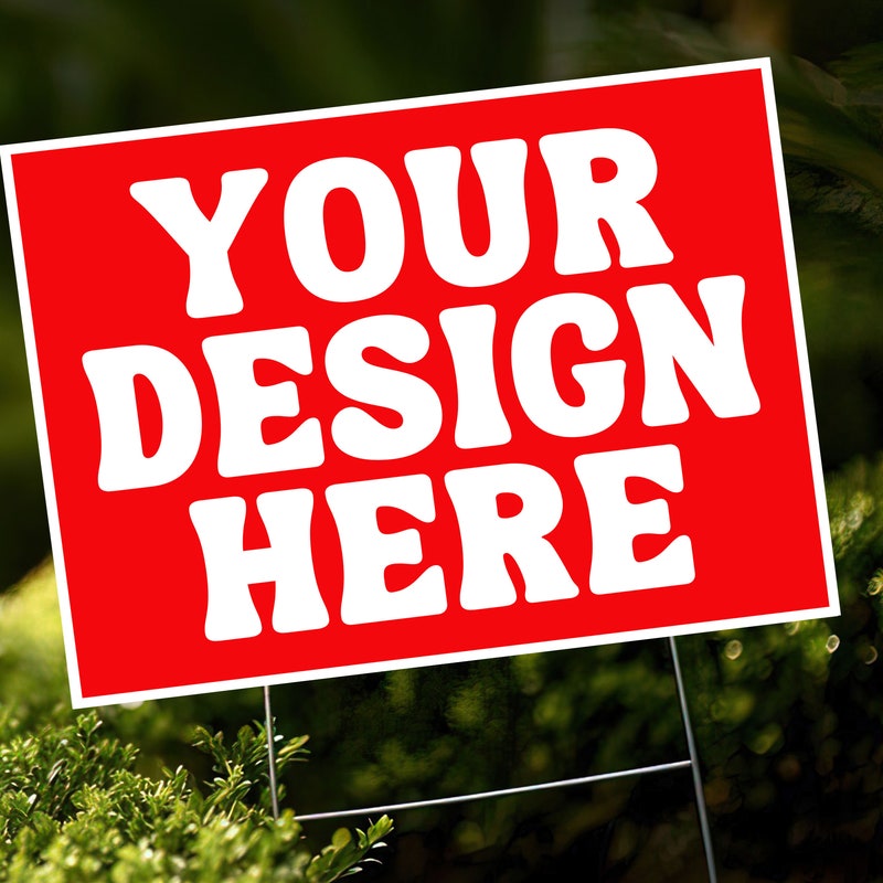 Custom Yard Sign - Etsy