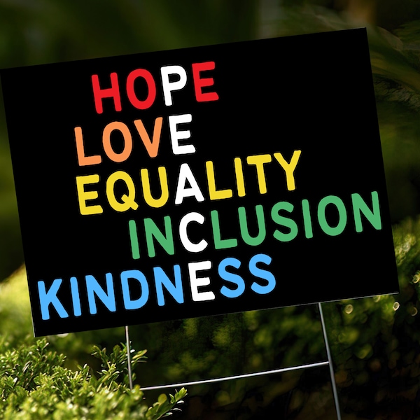 Hope Yard Sign - Etsy