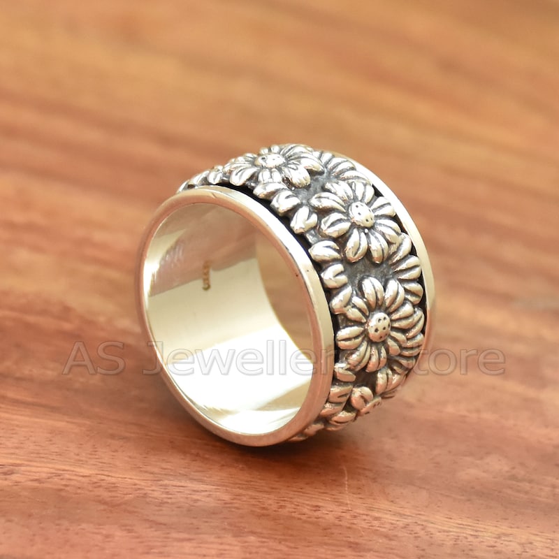 Silver Band Rings - Etsy