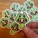 Frog Suit Mario Vinyl Sticker - Etsy