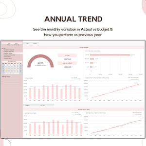 Personal Finance Dashboard | Excel Financial Planner, Expense Tracker ...