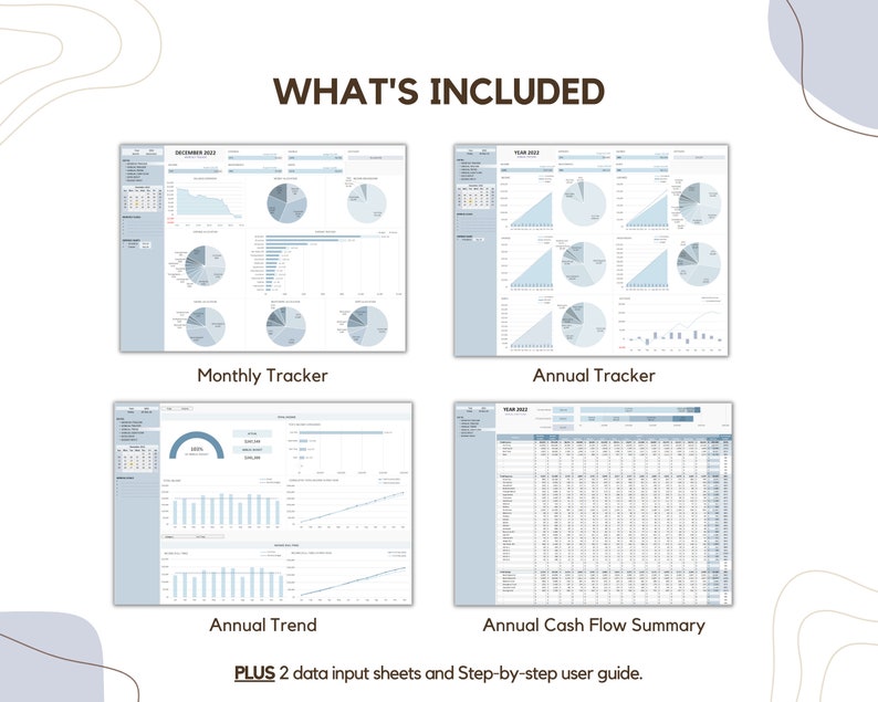 Personal Finance Dashboard | Excel Annual & Monthly Budget Planner ...