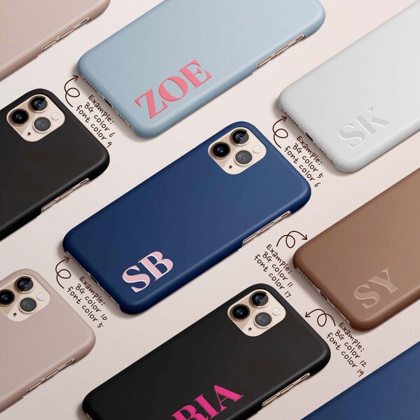 Monogram Phone Case - Etsy