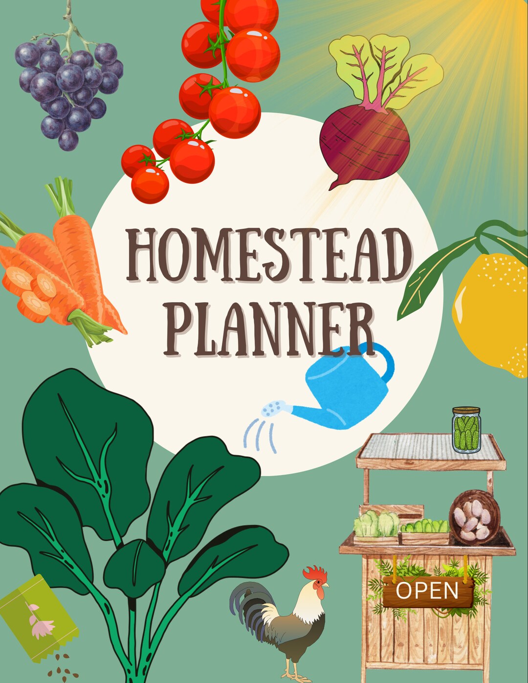 Digital Homestead Planner - Etsy