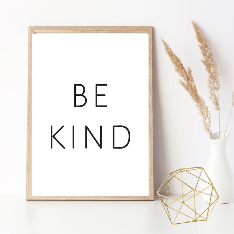 Minimalist Motivational Quote Prints: Black & White Self-care Decor ...