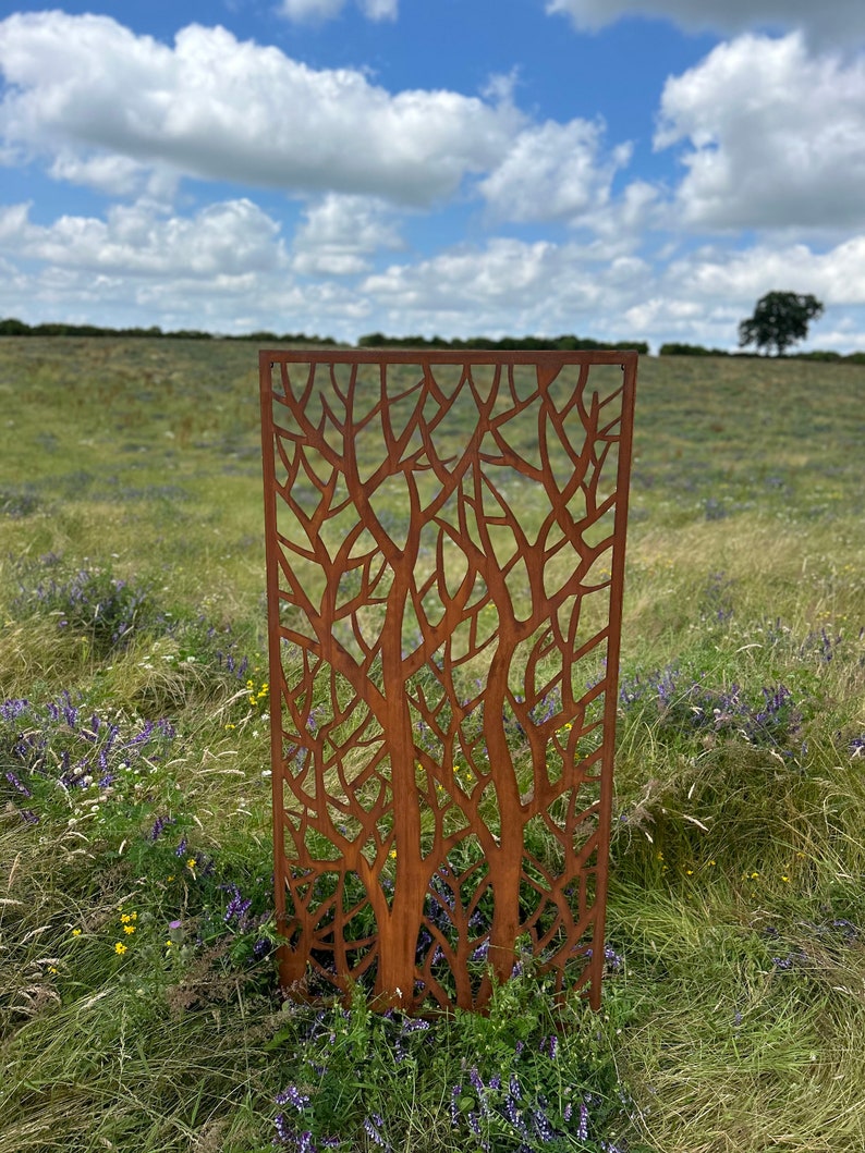 Branches Tree Garden Screen Panel Privacy Screen - Etsy UK