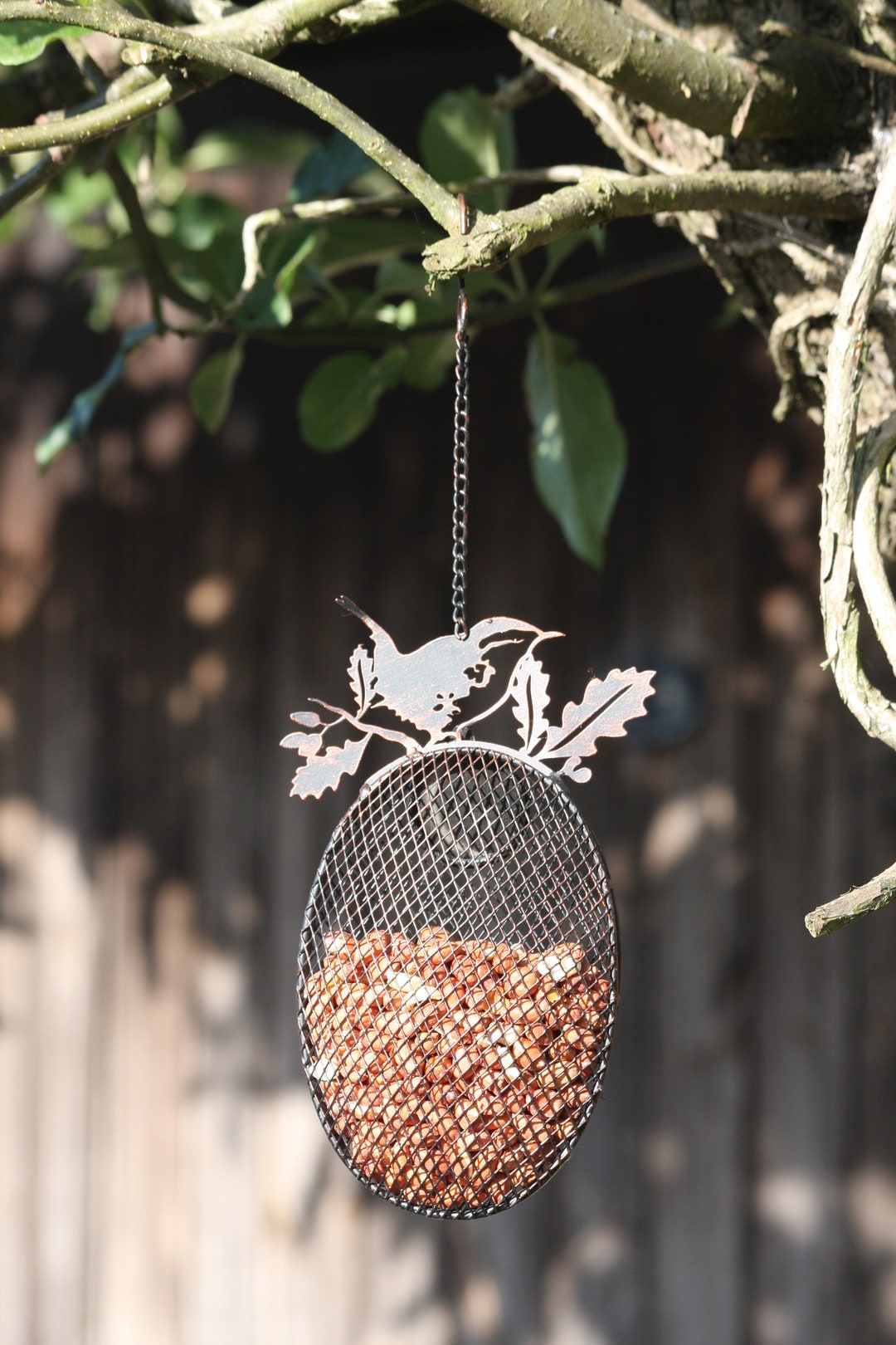 Bird Feeder / Wren Bird Feeder / Peanut Feeder for Birds/ Gift - Etsy