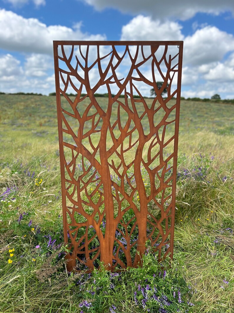 Branches Tree Garden Screen Panel Privacy Screen - Etsy UK