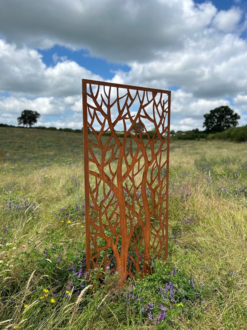Branches Tree Garden Screen Panel Privacy Screen - Etsy UK