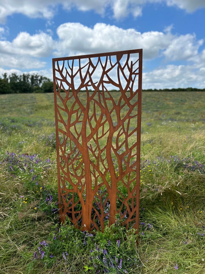 Branches Tree Garden Screen Panel Privacy Screen - Etsy UK