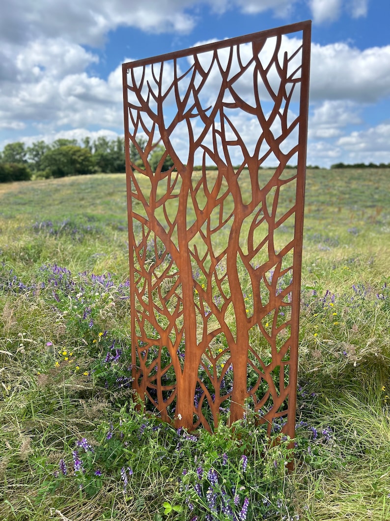 Branches Tree Garden Screen Panel Privacy Screen - Etsy UK
