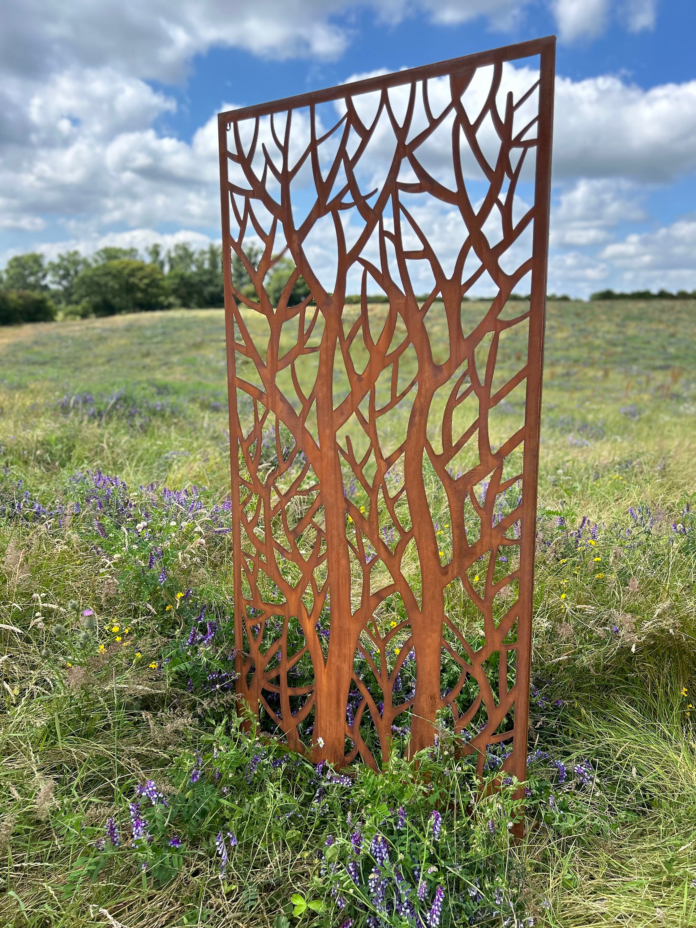 Branches Tree Garden Screen Panel Privacy Screen - Etsy UK