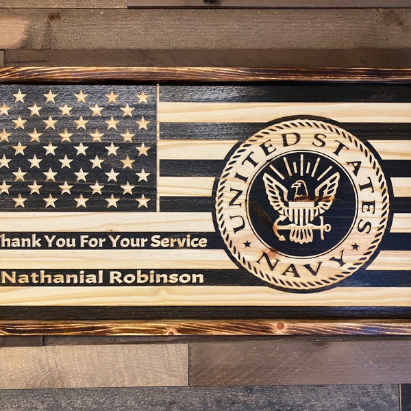 Us Navy Flag Cnc - Etsy