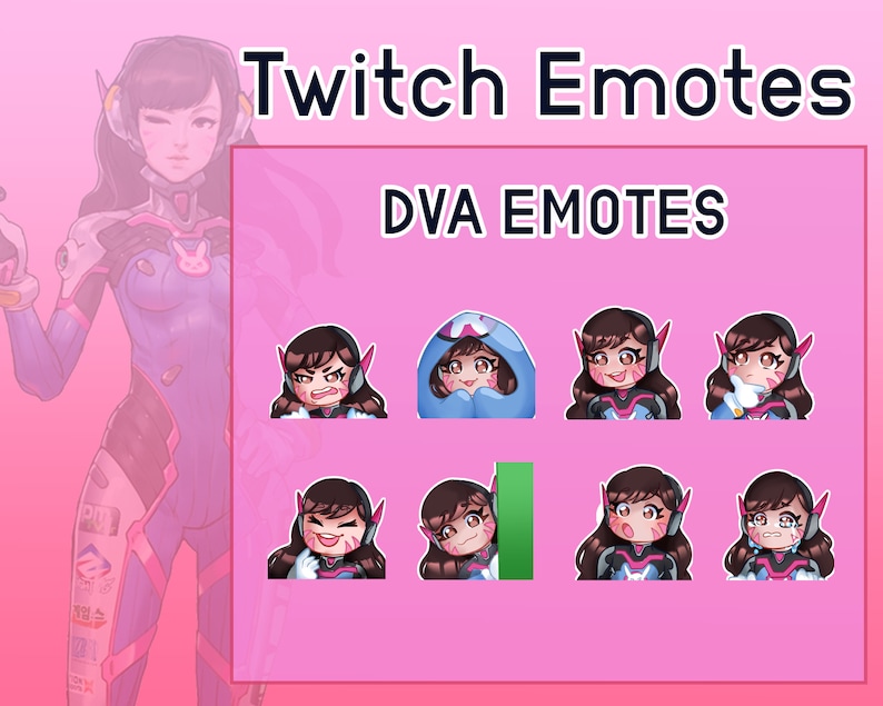 DVA Twitch Emotes - Etsy