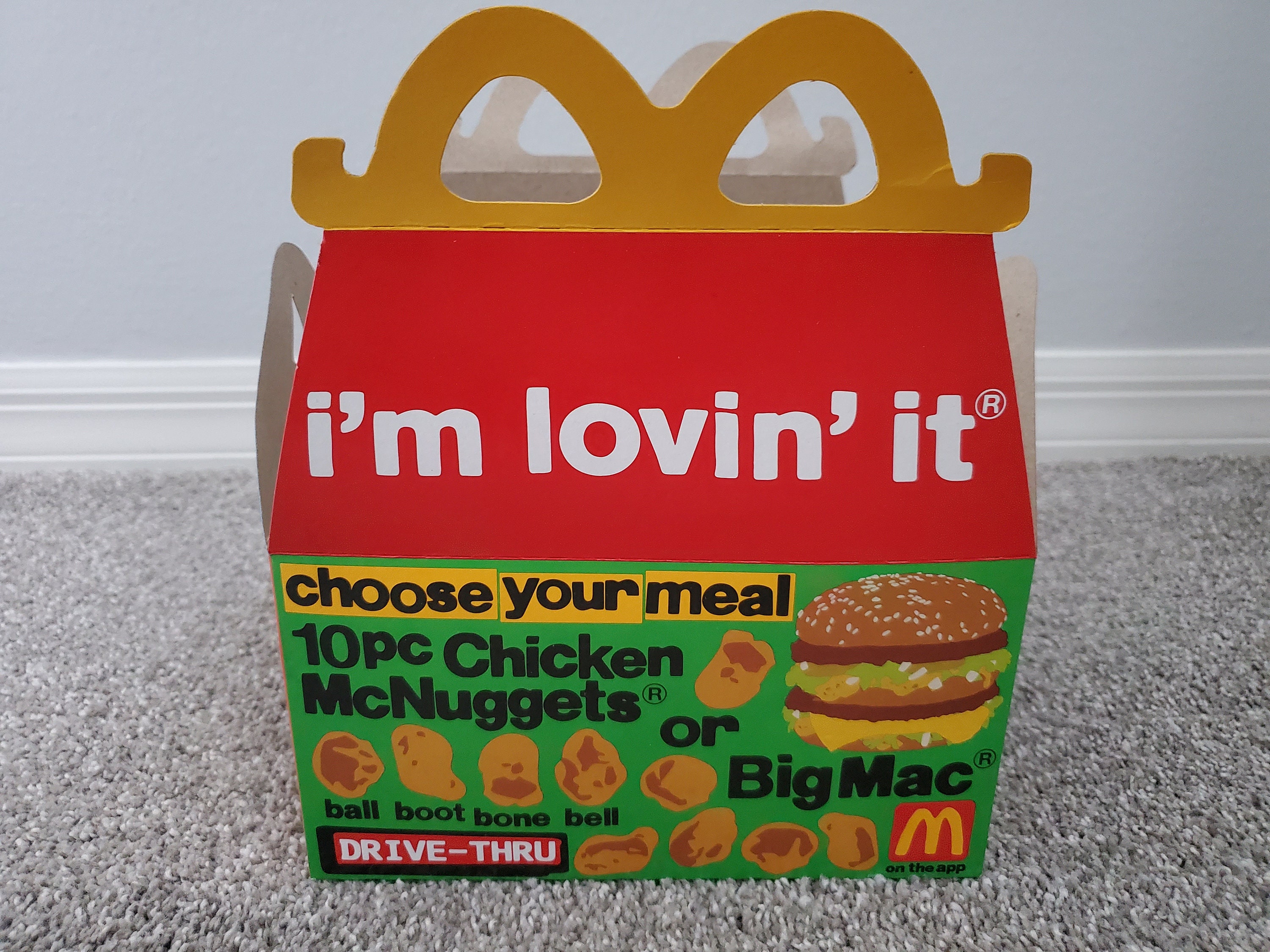 Big Mac Box Template