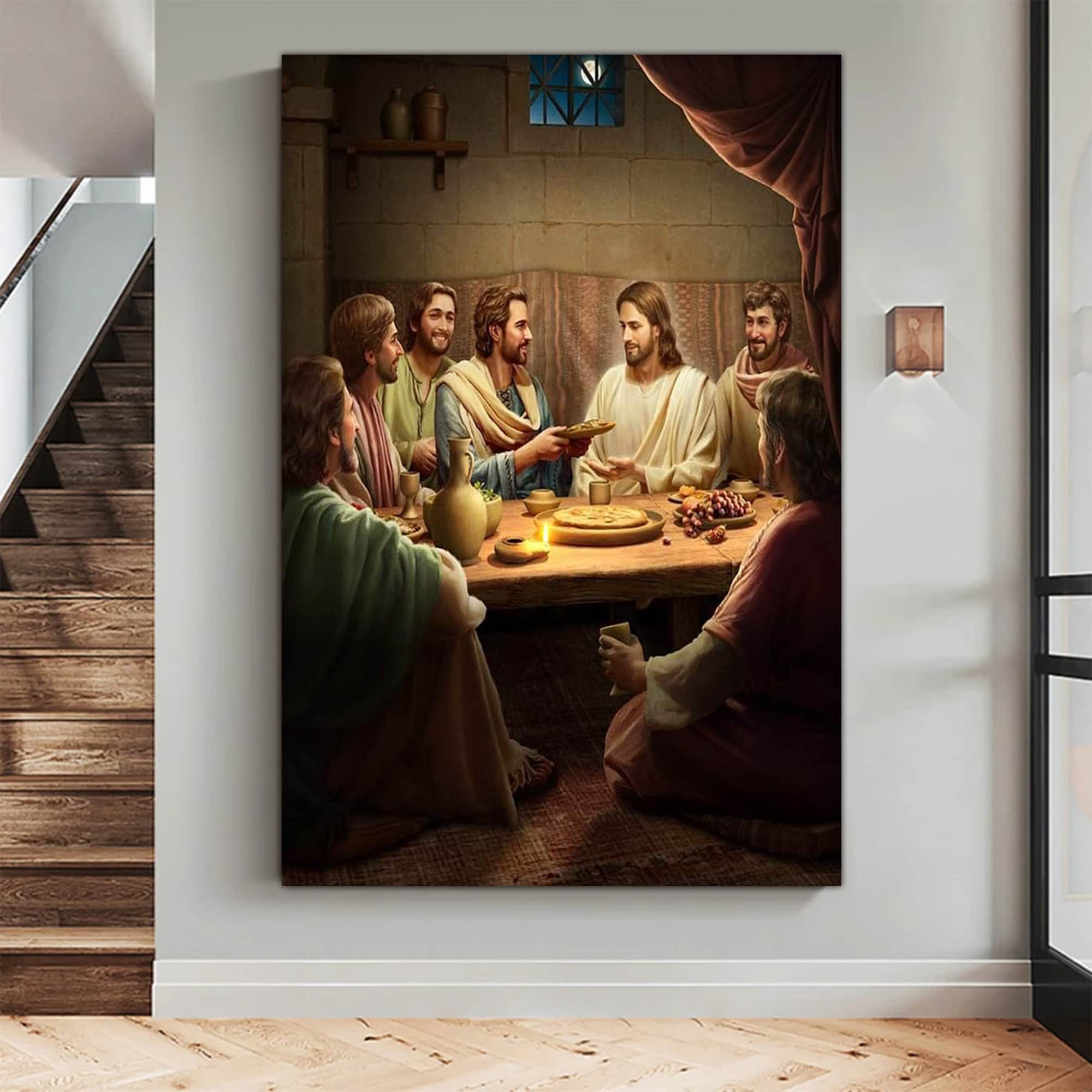 The Last Supper, Famous Table, Classical Wall Art, Last Dinner Wall Art ...