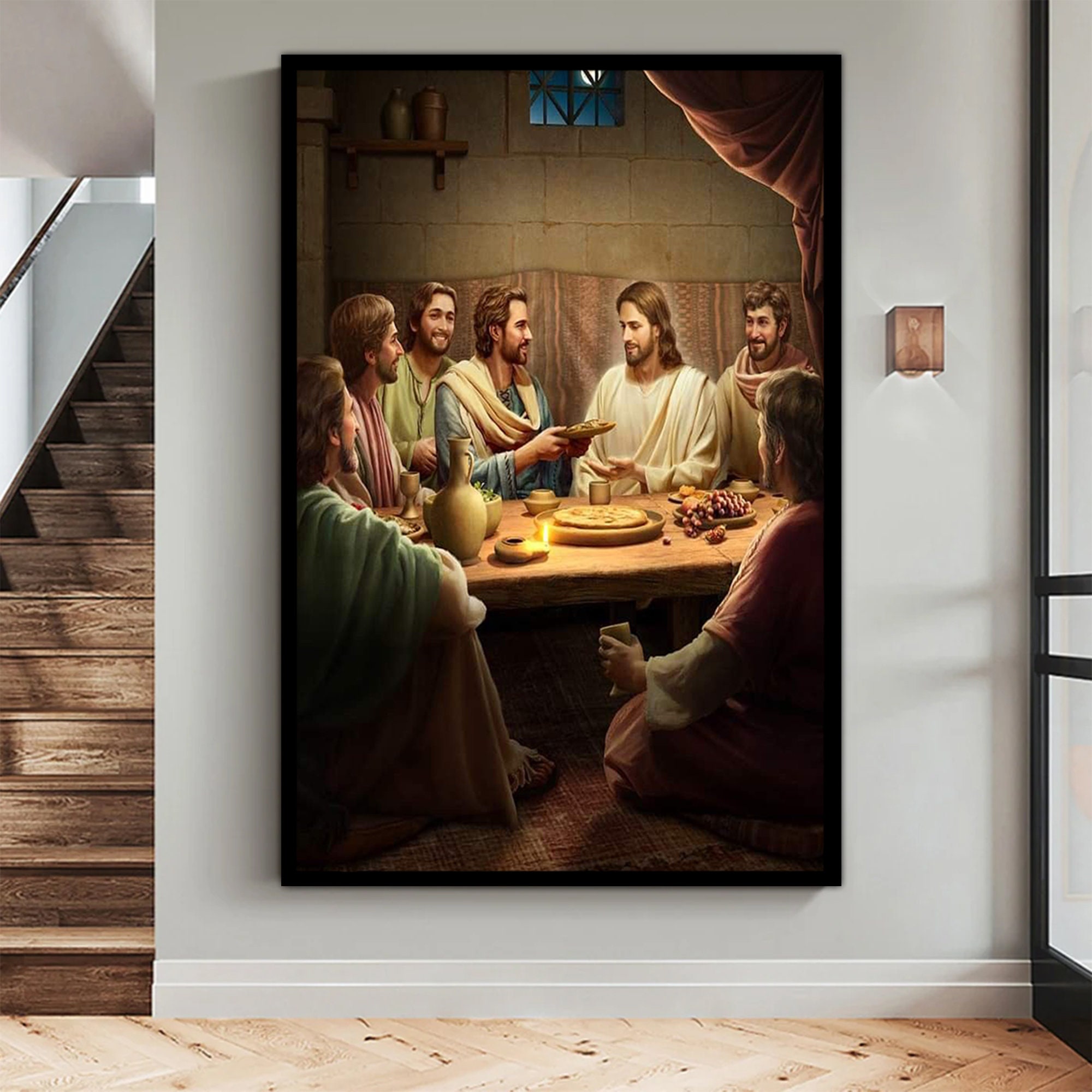 The Last Supper, Famous Table, Classical Wall Art, Last Dinner Wall Art ...