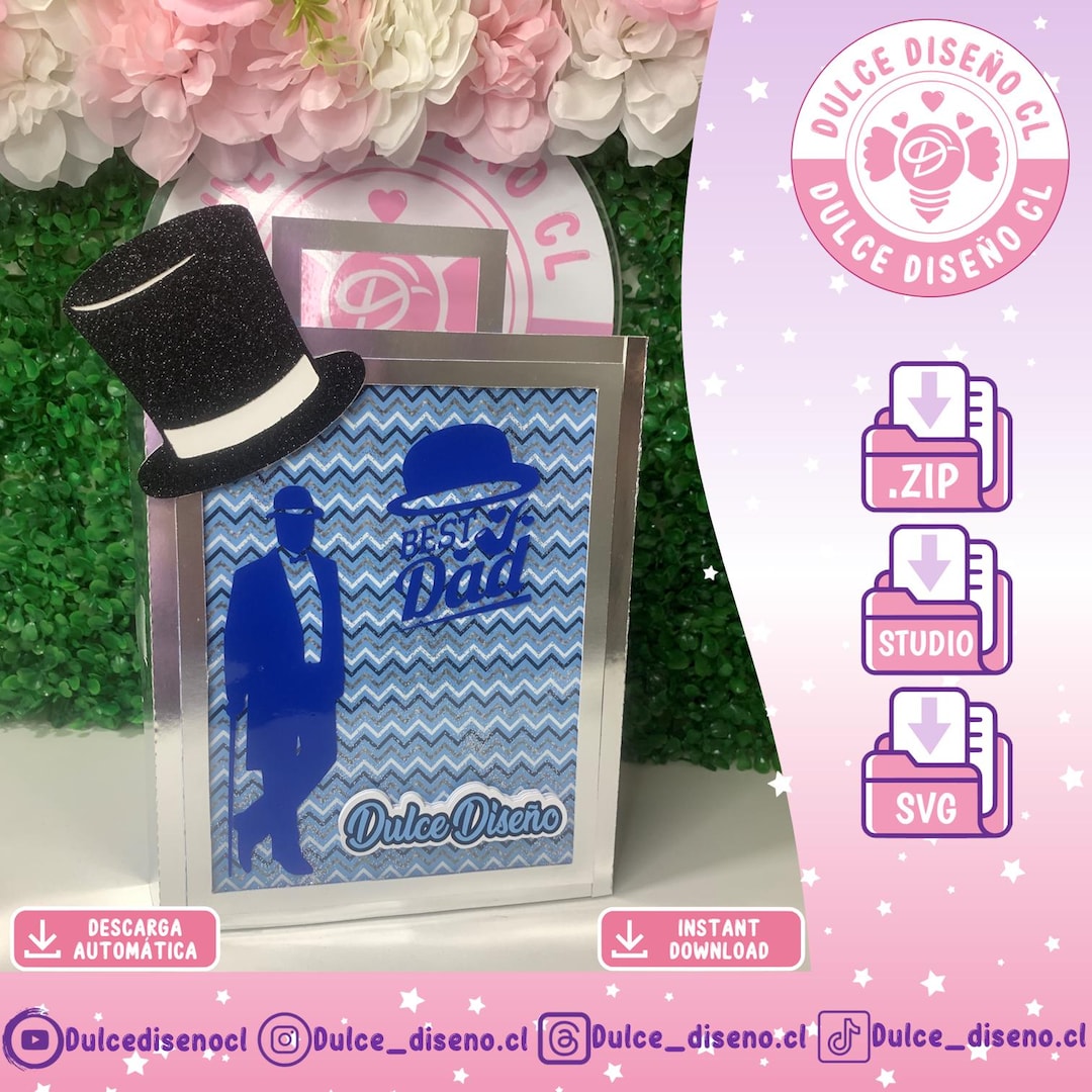 Snack and Beverage Box Template, Ideal for Father's Day or Birthdays - Etsy