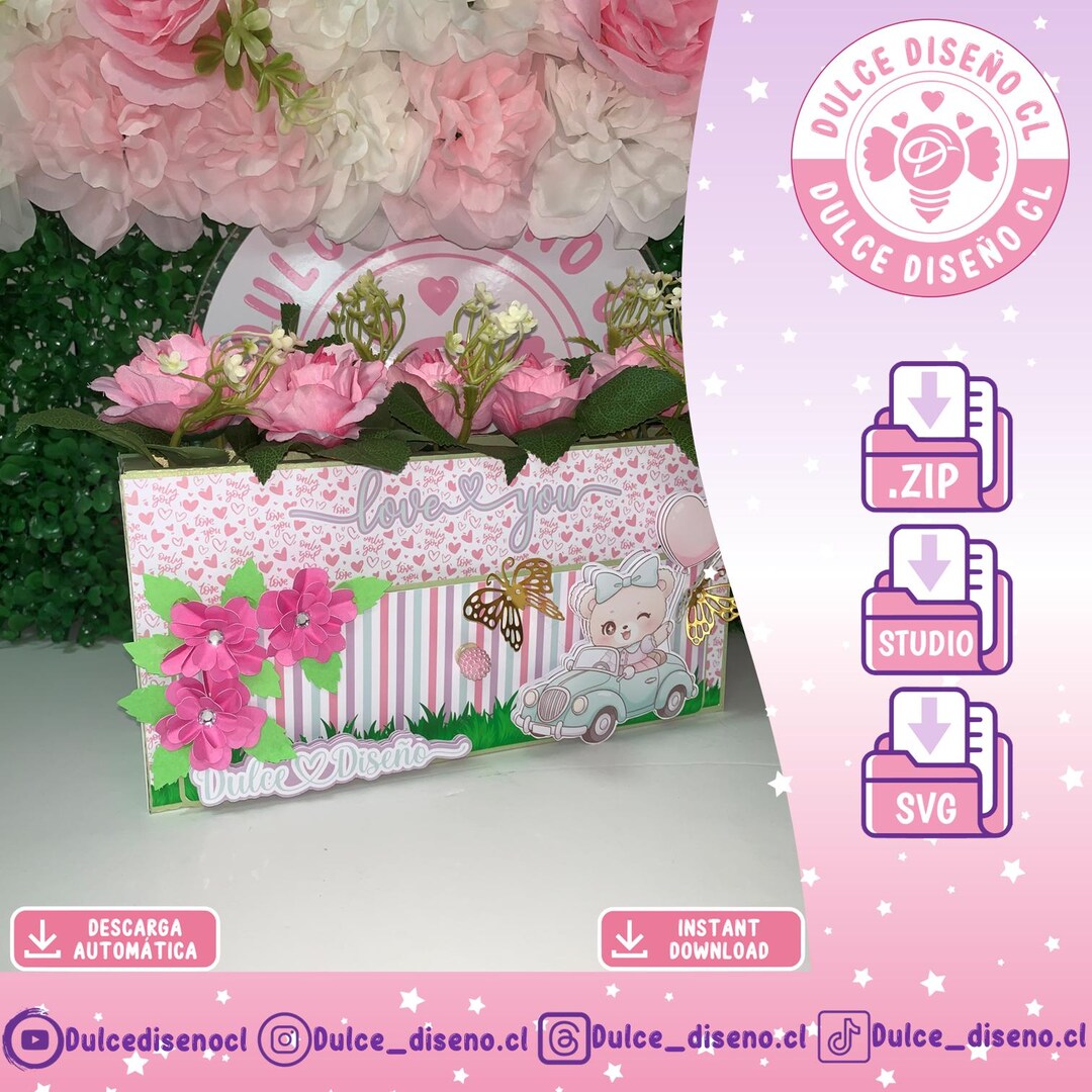 Valentine's Day Surprise Box Template - Etsy