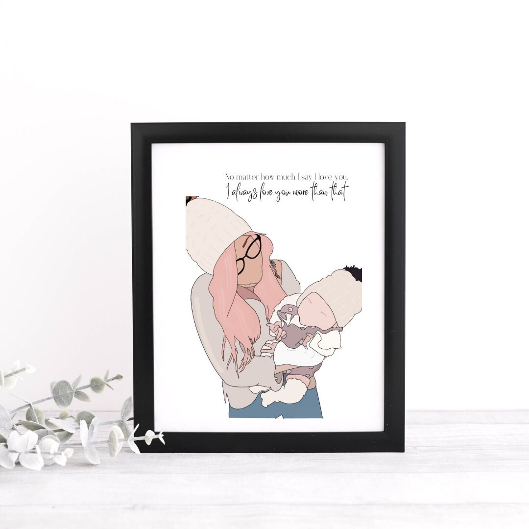 Faceless Portrait, Custom Illustration, Personalized Photo, Photo ...