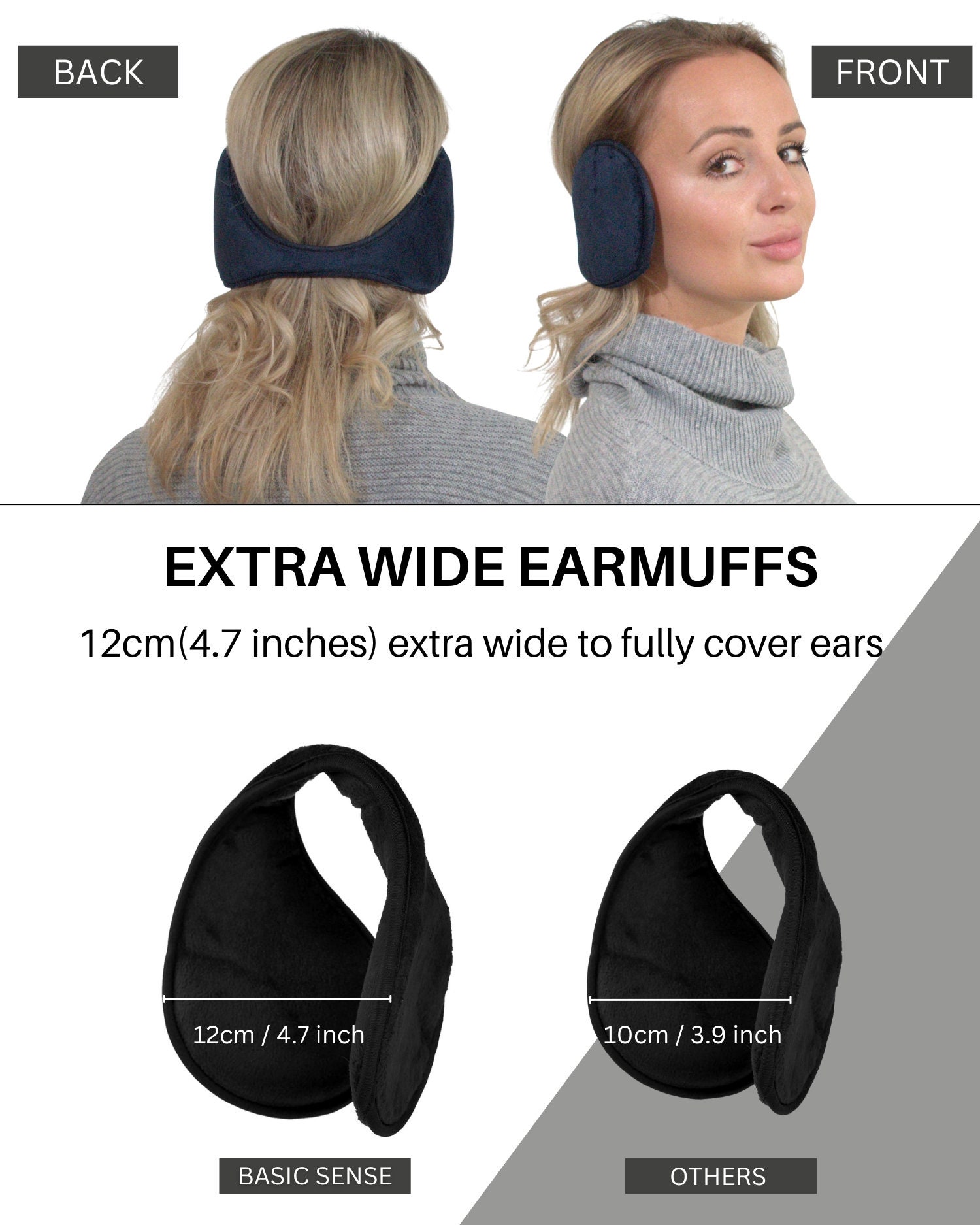 Ugg Earmuffs Women LK Washable Men Ear Covers Reusable Winter Ear Muffs ...