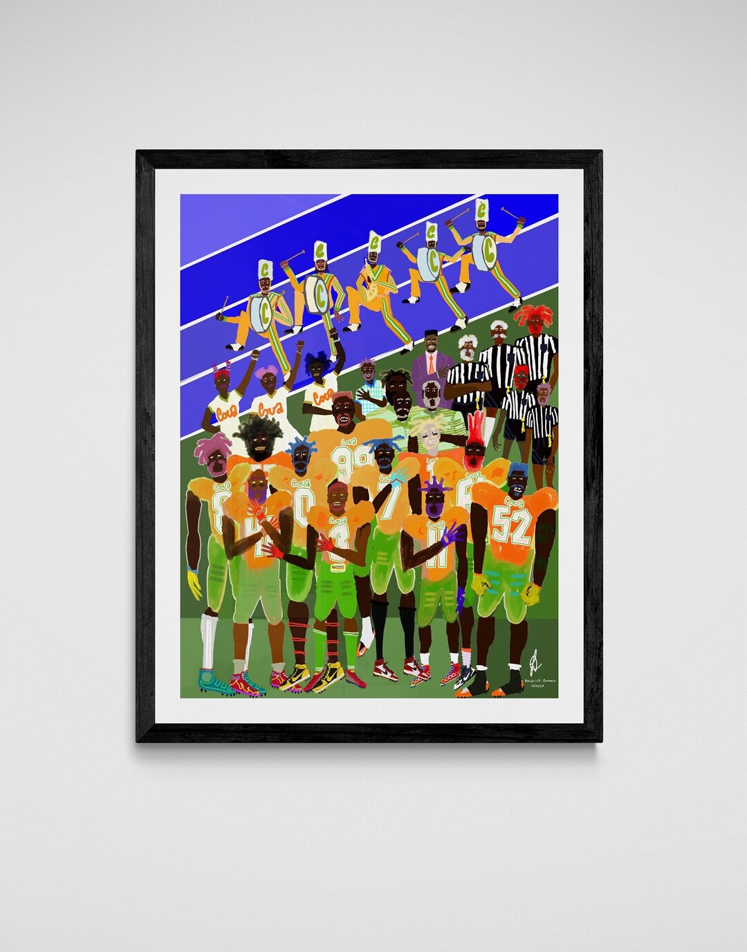 Famu Art , Hbcu Football Art, Classic Weekend, Black Collectible Art ...