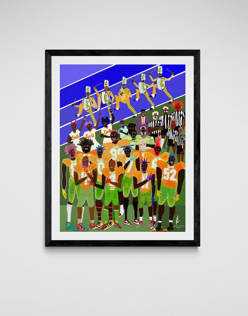 Famu Art , Hbcu Football Art, Classic Weekend, Black Collectible Art ...