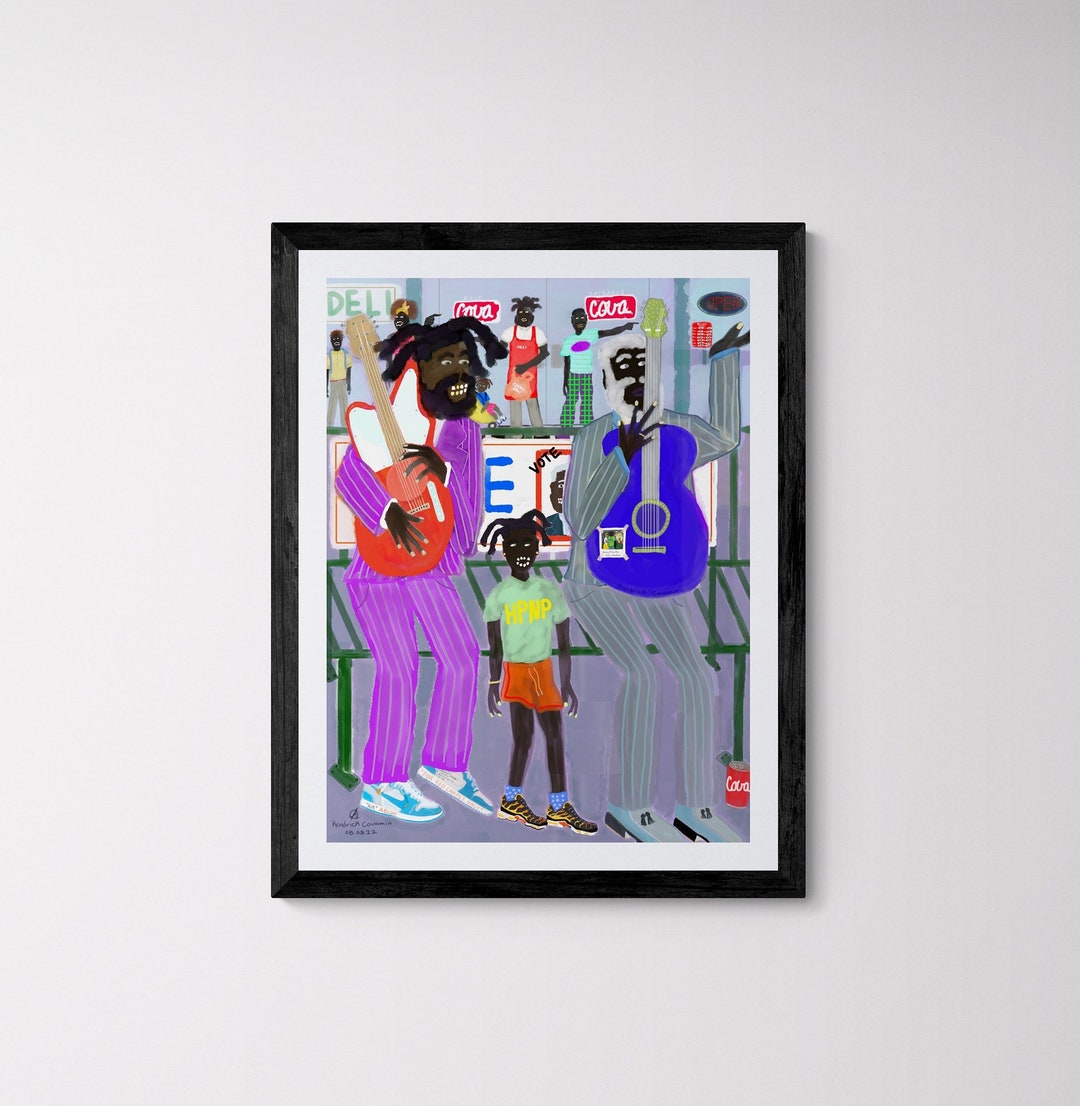 Sneaker Art, Modern Black Art, Dreadlock Art, Wall Decor, Black Art ...