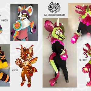 CALICO the Enchanter, Partial Fursuit up for Adoption, Cat-gecko ...