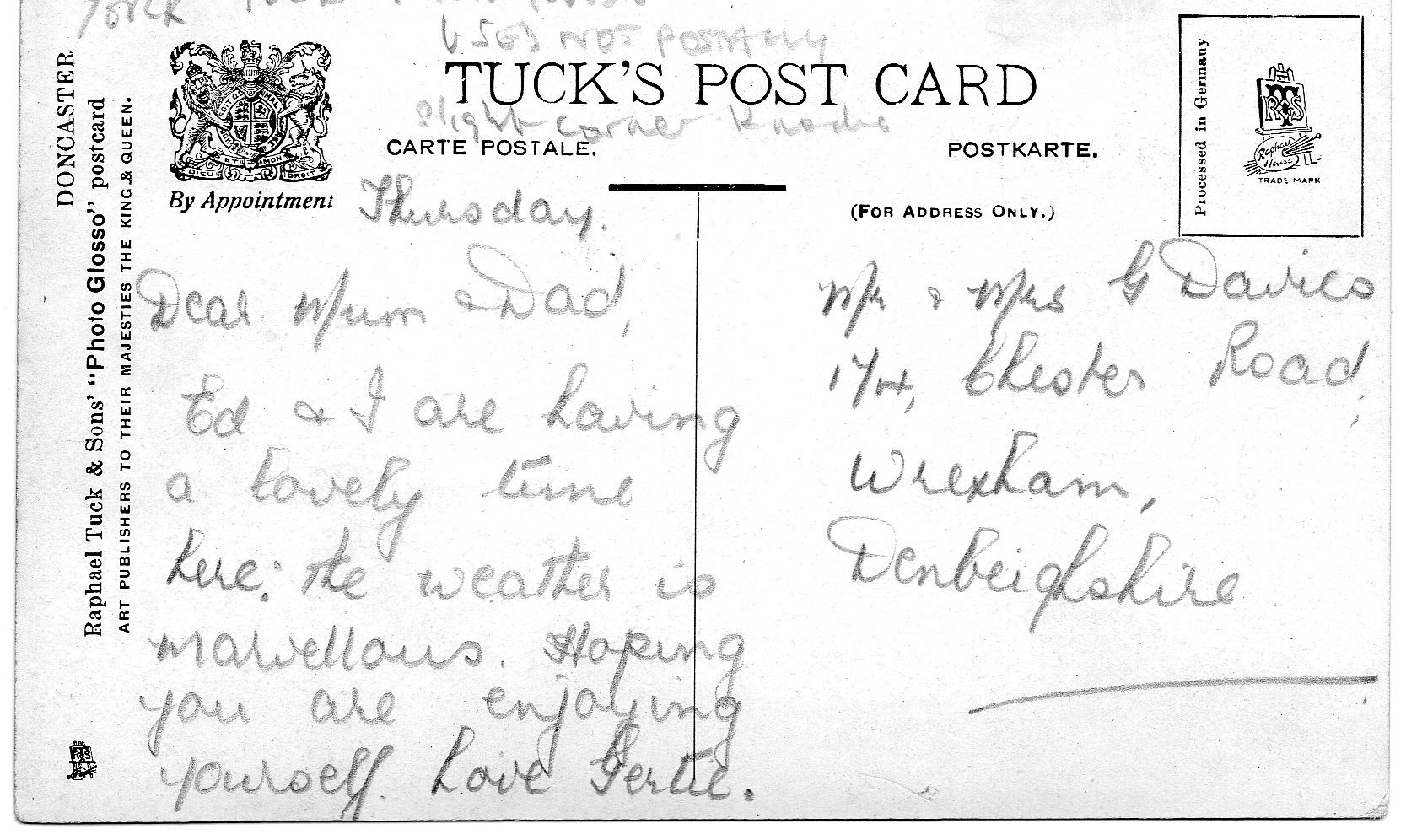 St. Sepulchre Gate, Doncaster, Yorkshire, England, Vintage Used Real ...