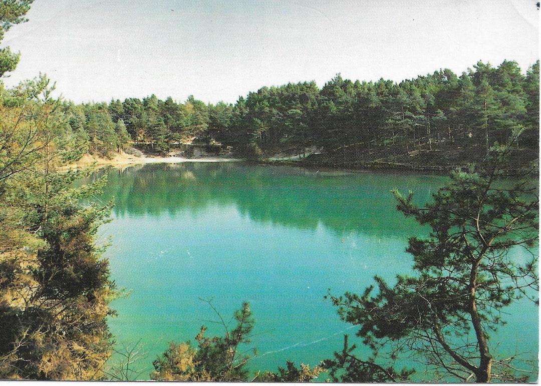 The Blue Pool, Near Wareham, Dorset, England, Vintage Postcard, 1985 ...