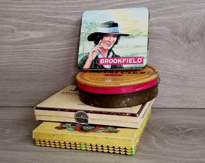 Vintage Empty Tins and Cardboard Boxes for Cigarette , Cigarillos ...