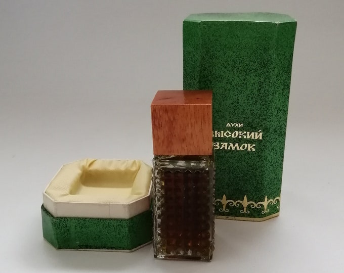 Collectible Vintage Perfume "high Castle" Soviet Era Perfume in Glass ...